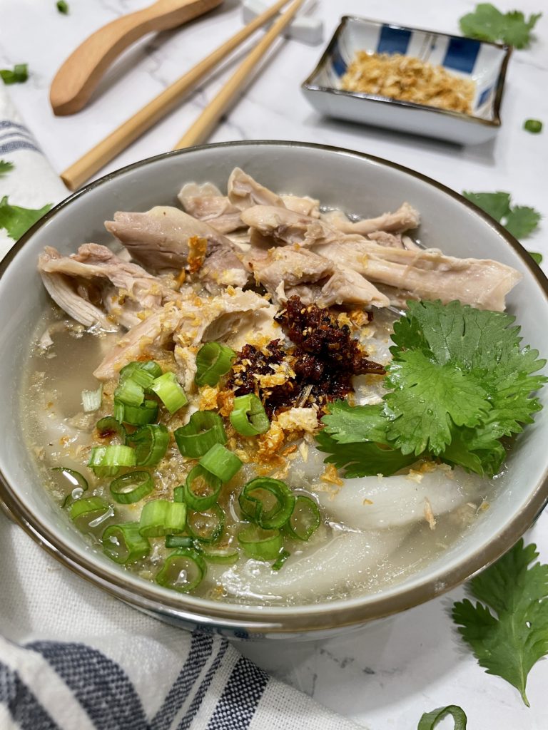 The Best Khao Piak Sen - Easy Lao Chicken Noodle Soup – The Savory ...