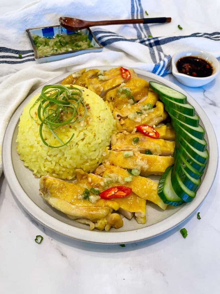 Easy Hainanese Chicken in the Rice Cooker – The Savory Chopstick