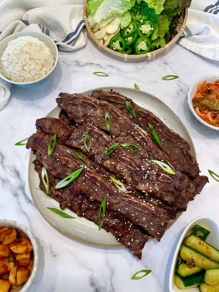 The Best Galbi Korean BBQ LA Style Short Ribs – The Savory Chopstick