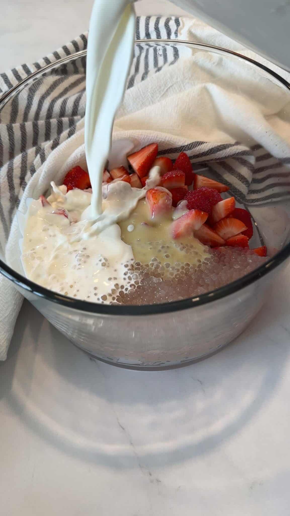 The Best Strawberry Sago Tapioca Dessert Recipe | Nata de Coco – The ...
