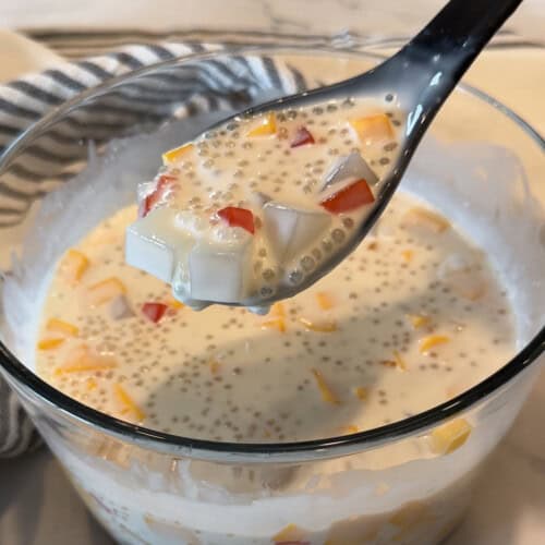 The Best Mango Sago Tapioca Dessert Recipe | Nata de Coco – The Savory ...